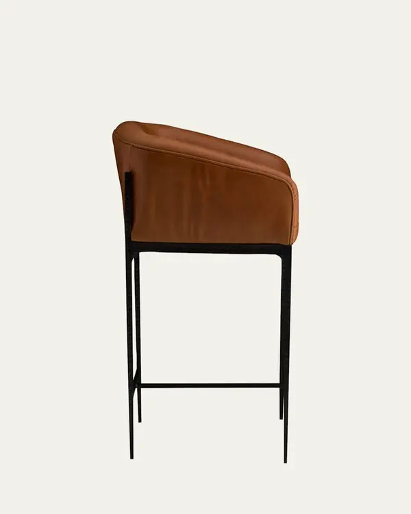 ARTERIORS Osbourne Leather 26.5" Counter Stool