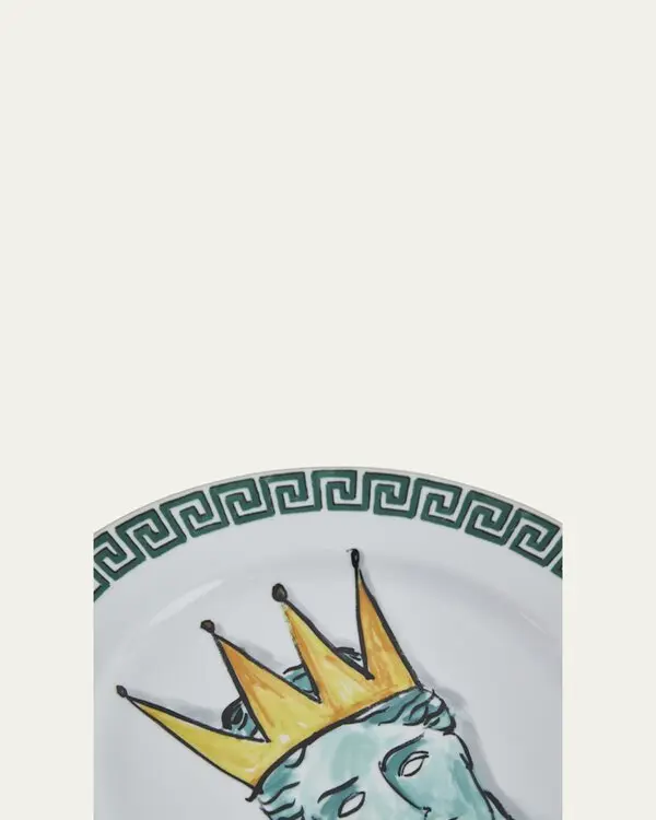 GINORI 1735 Ii Viaggio Di Nettuno Dinner Plate - White