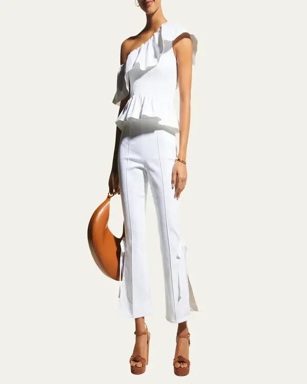 Cinq À Sept Lou Denim Flare Pants