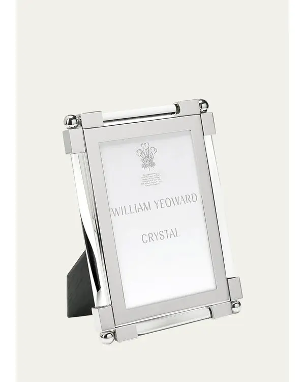 WILLIAM YEOWARD CRYSTAL New Classic Clear Frame, 4" X 6 - Noclr