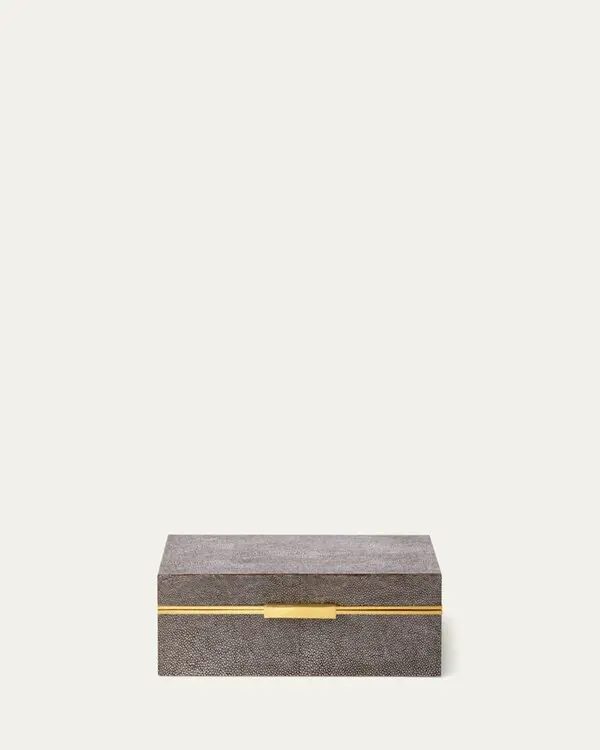 Aerin Faux Shagreen Envelope Box