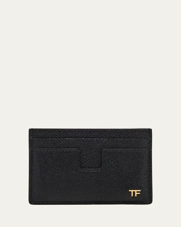 TOM FORD T-line Leather Card Holder