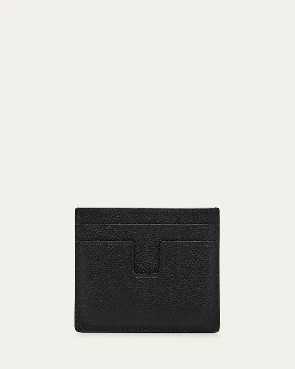 TOM FORD T-line Leather Card Holder
