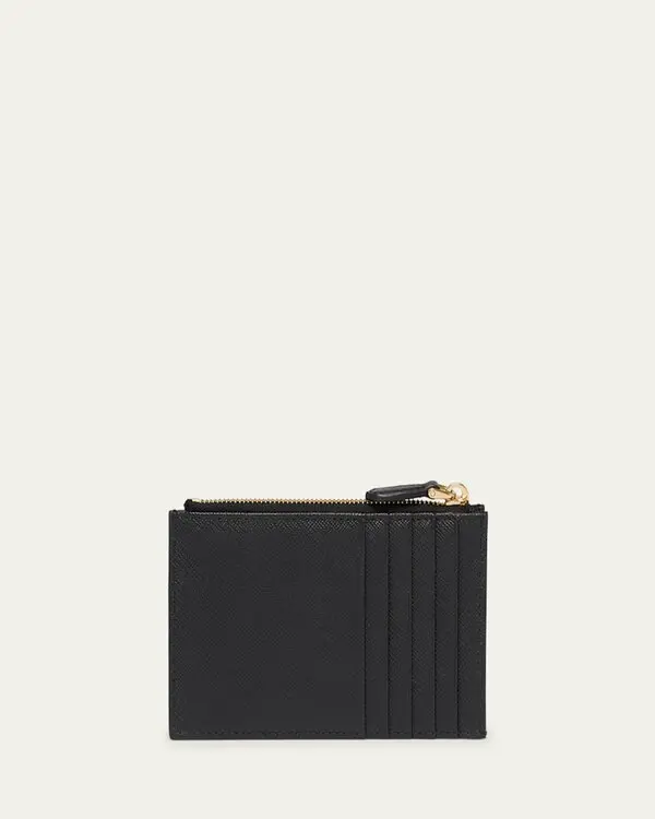 Prada Saffiano Triangolo Saffiano Wallet