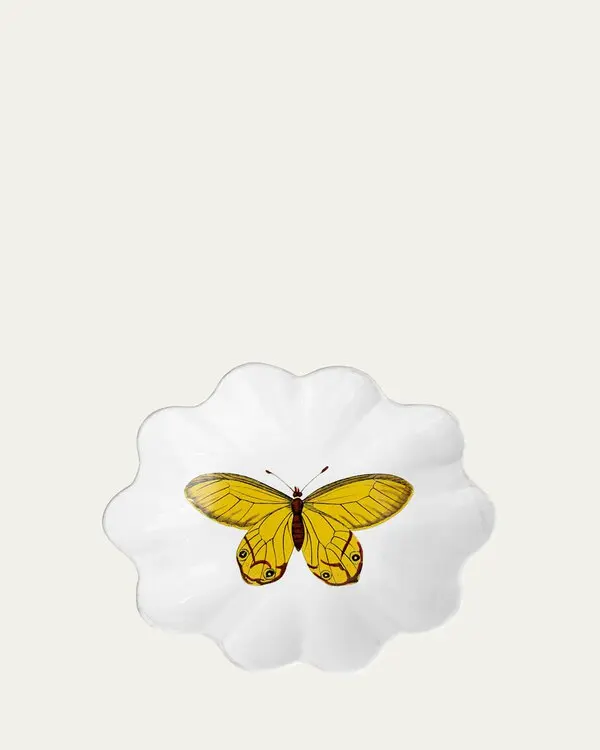 ASTIER DE VILLATTE Yellow Butterfly Plate 1 - Multi