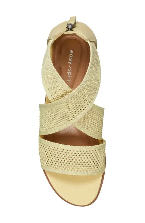 Easy Spirit Criss-cross Strappy Sandals - Beige