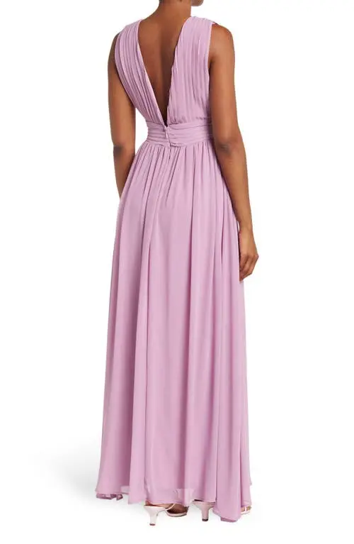 Love By Design Athen Plunging V-Neck Maxi Dress - Lavender Purple |  Editorialist