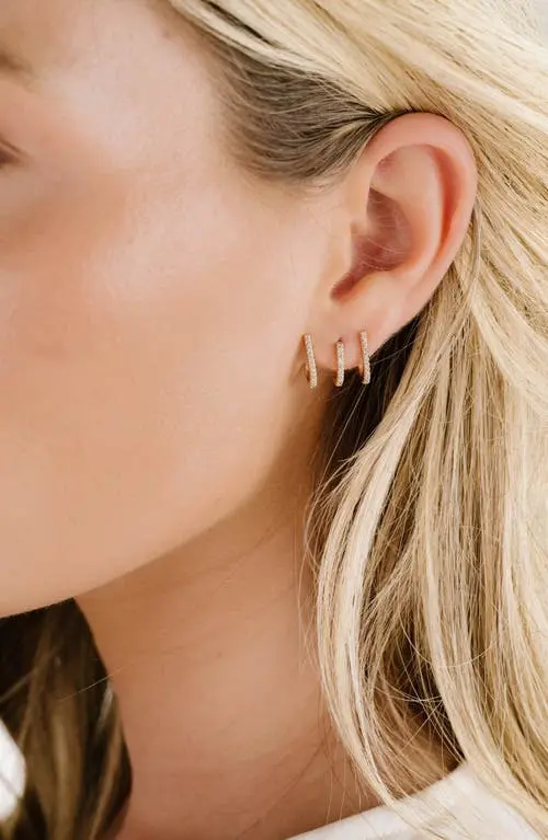 Ettika Crystal Ear Wrap Stud Earrings