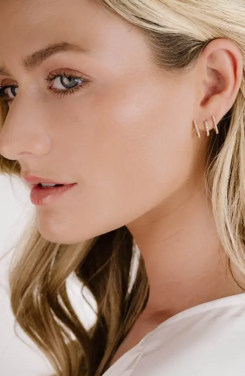 Ettika Crystal Ear Wrap Stud Earrings