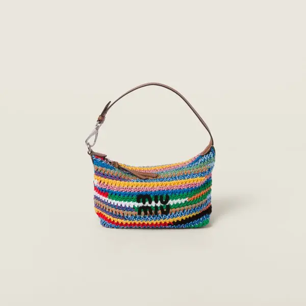 Miu Miu Crochet Pouch - Multicolored | Editorialist
