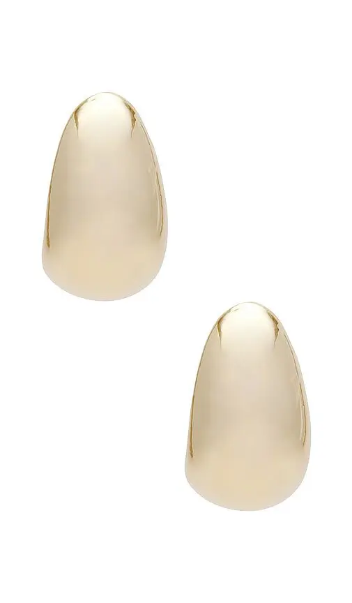 BRACHA Hendrix Baby Dome Hoop Earrings - Gold
