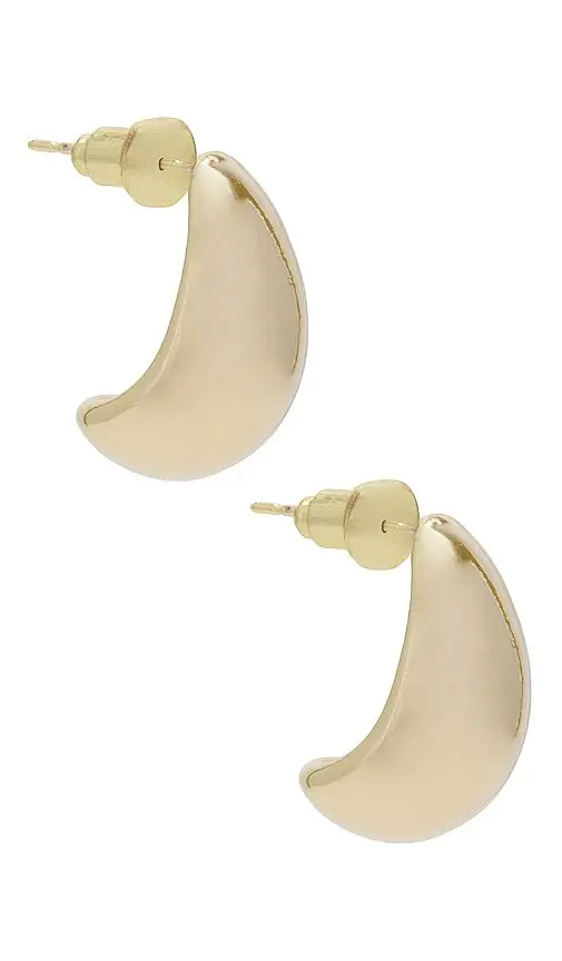 BRACHA Hendrix Baby Dome Hoop Earrings