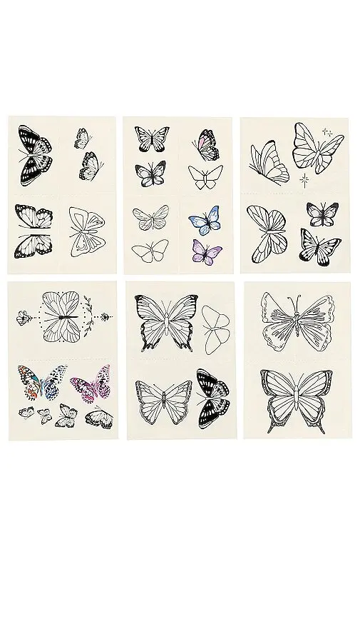 INKED BY DANI Butterfly Dreams Temporary Tattoo Pack - N,a