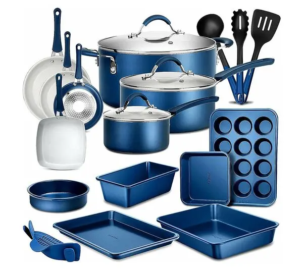 NUTRICHEF 20pc. Professional Cookware Set