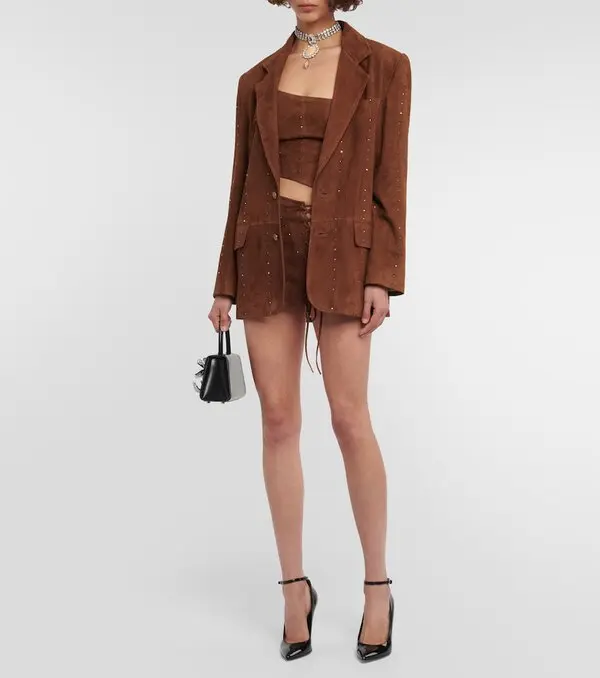 Alessandra Rich Asymmetrical Strapless Top