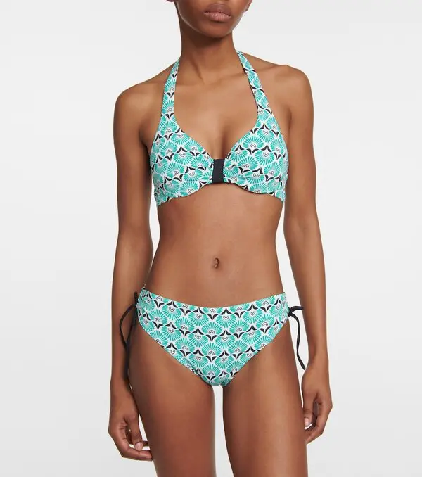Max Mara Sibilla Printed Bikini Bottoms
