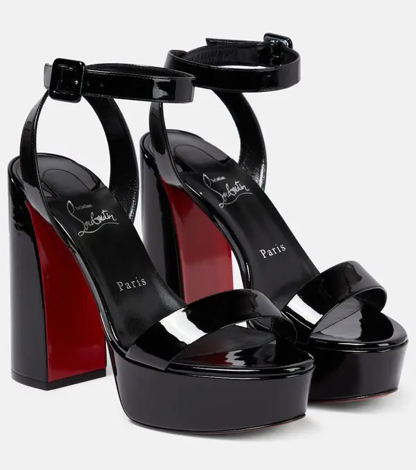 CHRISTIAN LOUBOUTIN Movida Sabina Platform Sandals - Black
