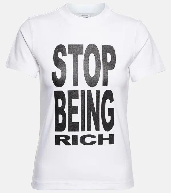Vetements Slogan T-shirt - White