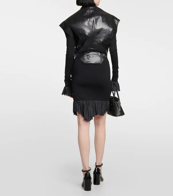 MAISON MARGIELA Leather Biker Jacket