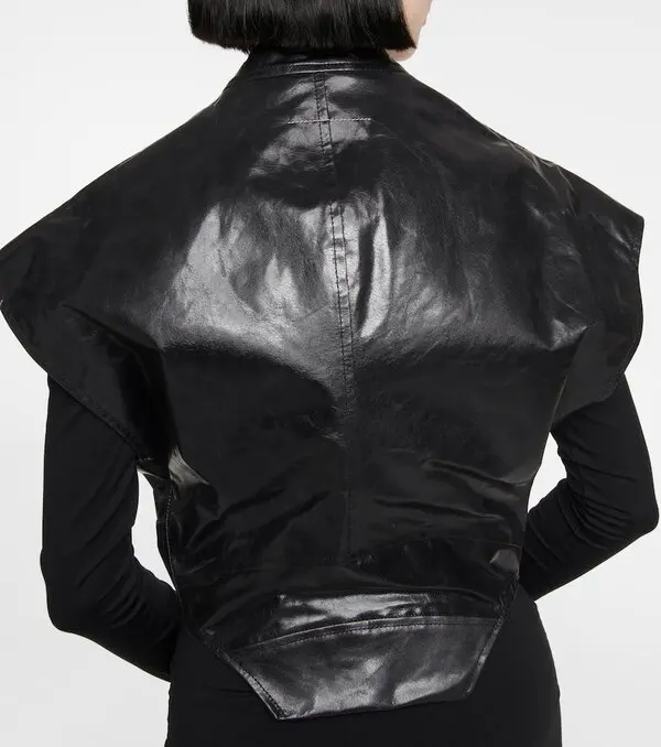 MAISON MARGIELA Leather Biker Jacket