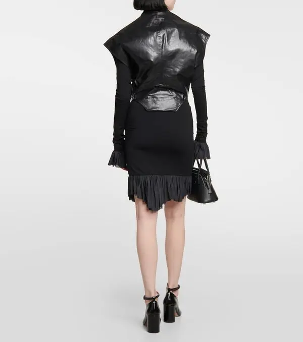MAISON MARGIELA Leather Biker Jacket