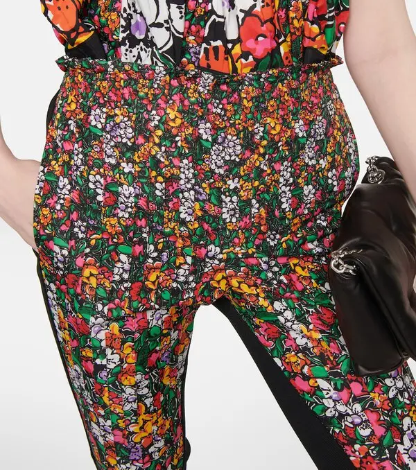 Sacai High-rise Floral Pants