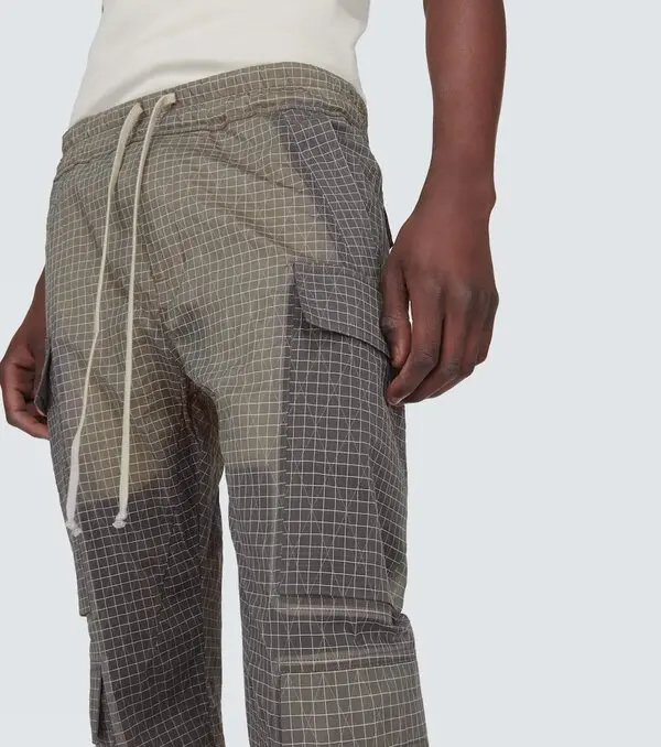 Rick Owens Mastodon Cargo Trousers - Grey