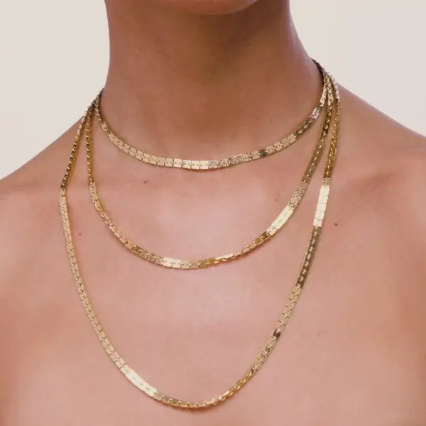 CADAR Medium Yellow Gold Foundation Chain Necklace Necklace