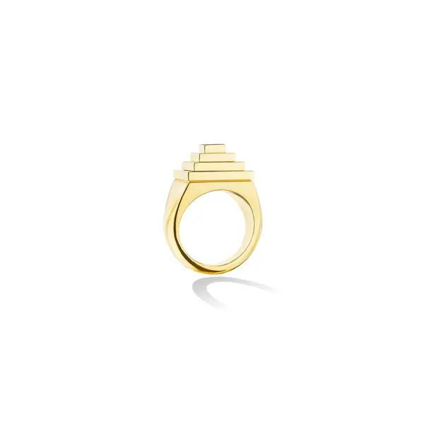 CADAR Yellow Foundation Signet Pinky Ring