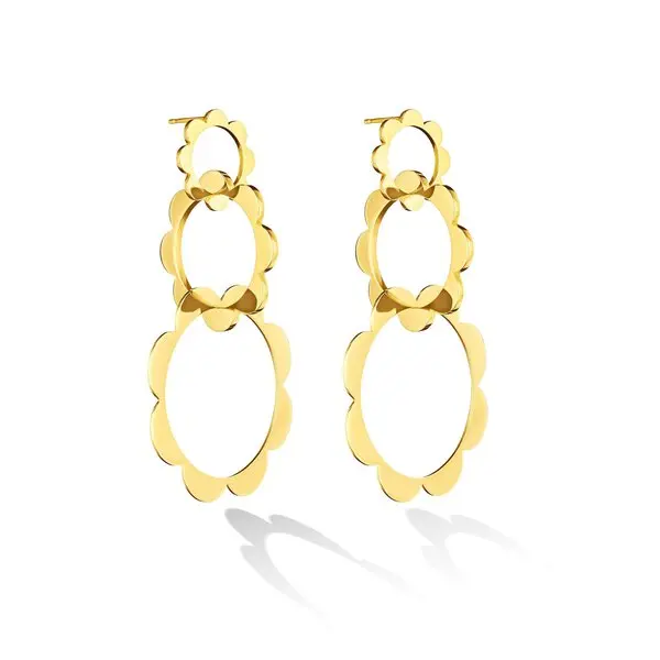 CADAR Yellow Trio Unity Drop Earrings Yellow Trio Unity Drop Earrings Yellow Trio Unity Drop Earrings Yellow Trio Unity Drop Earrings Large 18k Yellow Flowers Drop Earrings Yellow Trio Unity Drop