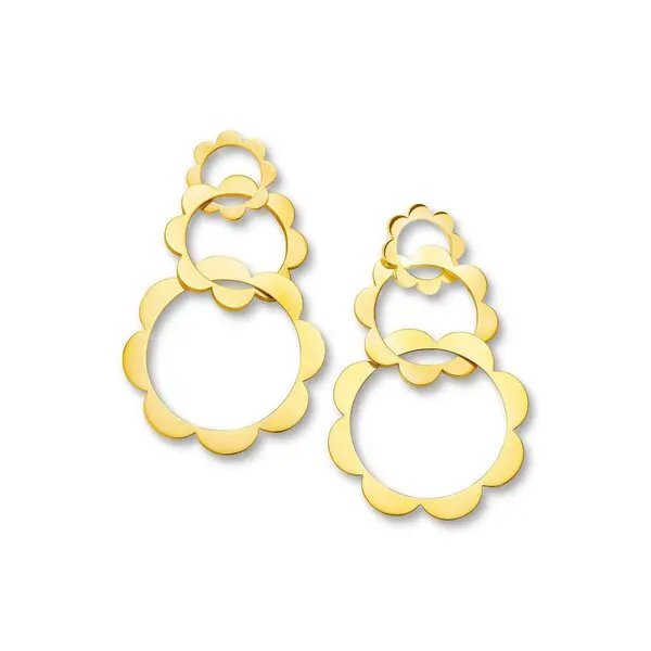 CADAR Yellow Trio Unity Drop Earrings Yellow Trio Unity Drop Earrings Yellow Trio Unity Drop Earrings Yellow Trio Unity Drop Earrings Large 18k Yellow Flowers Drop Earrings Yellow Trio Unity Drop