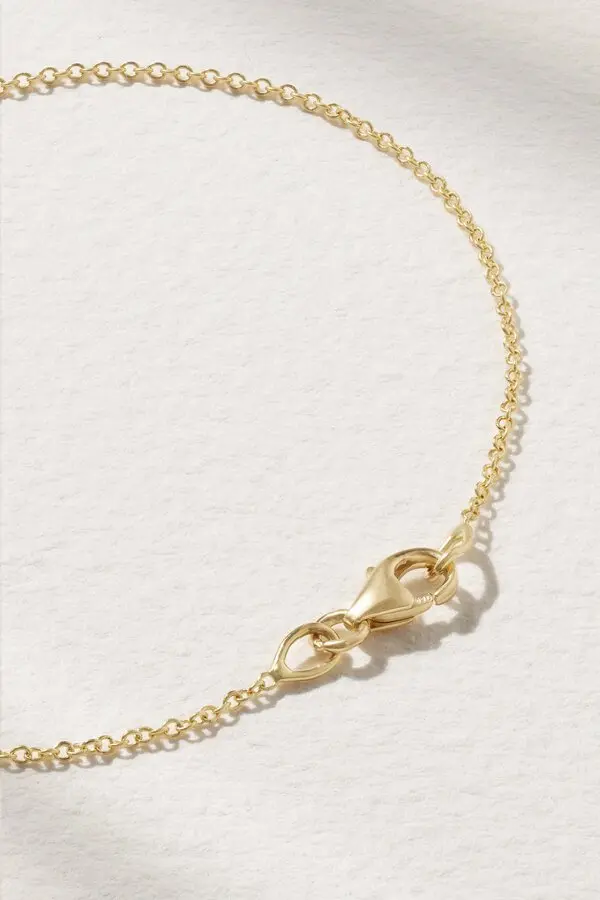 JENNIFER MEYER Mini Wishbone 18-karat Bracelet