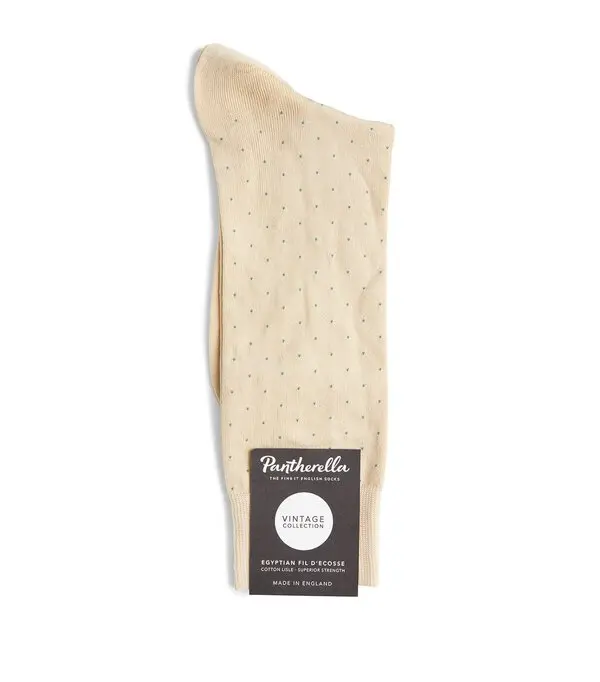 Pantherella Cotton-blend Gadsbury Socks - White