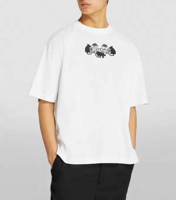 Off-White Cat Over Skate T-Shirt In Multi - 49% Off | Editorialist