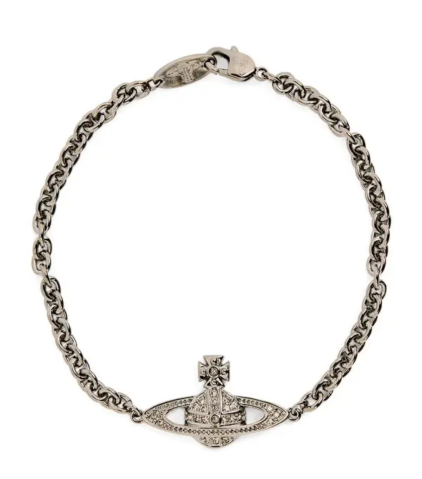 VIVIENNE WESTWOOD Mini Bas Relief Orb Bracelet - Black
