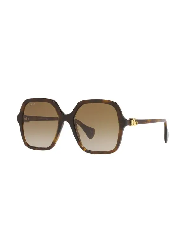 Gucci Tortoiseshell Square Sunglasses - 1800d1 Brown