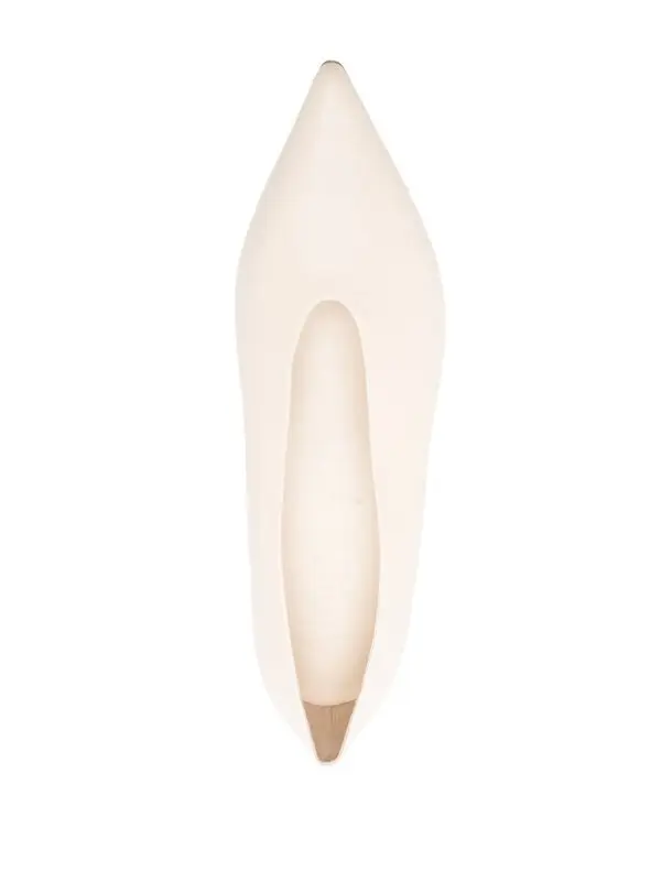 AeydĒ Clara Kitten-heel Pumps - Neutrals