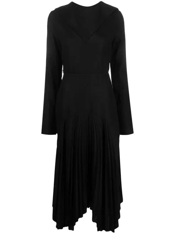 IOANA CIOLACU Pleated Maxi Dress
