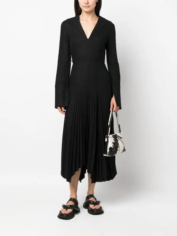 IOANA CIOLACU Pleated Maxi Dress