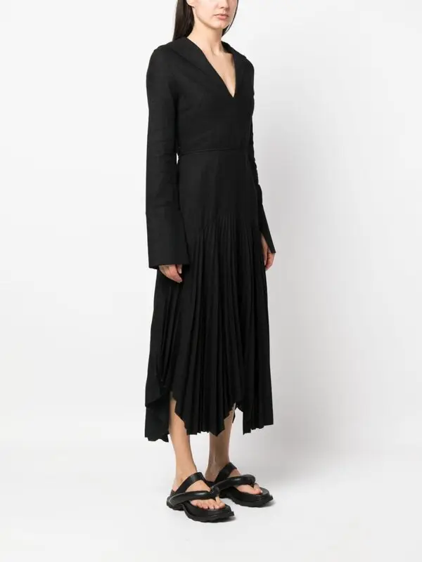 IOANA CIOLACU Pleated Maxi Dress