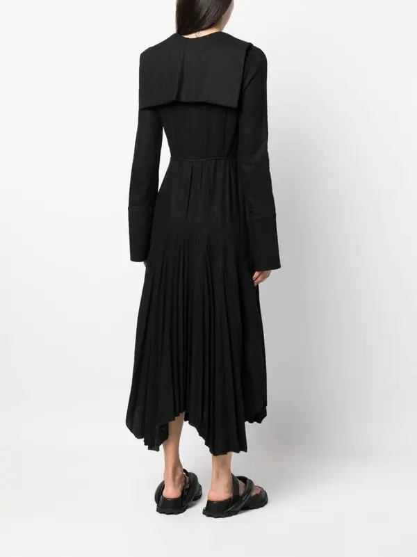 IOANA CIOLACU Pleated Maxi Dress