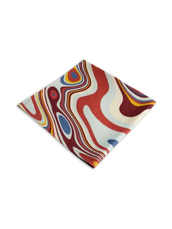 L'Objet Sateen Waves Linen Napkins