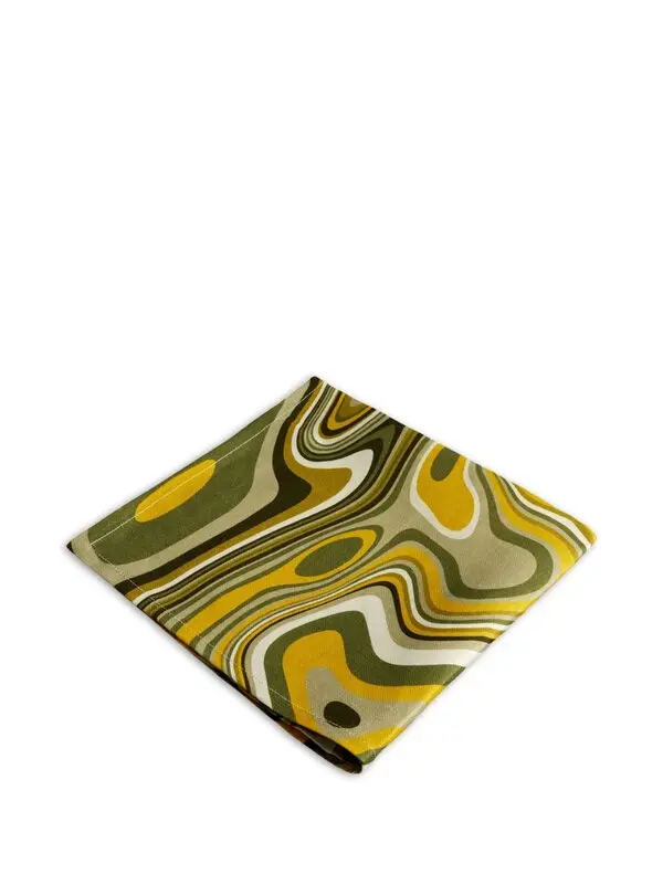L'Objet Sateen Waves Linen Napkins