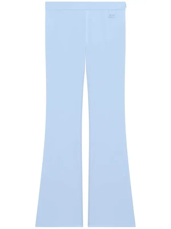 COURREGES Tech Jersey Flared Trousers