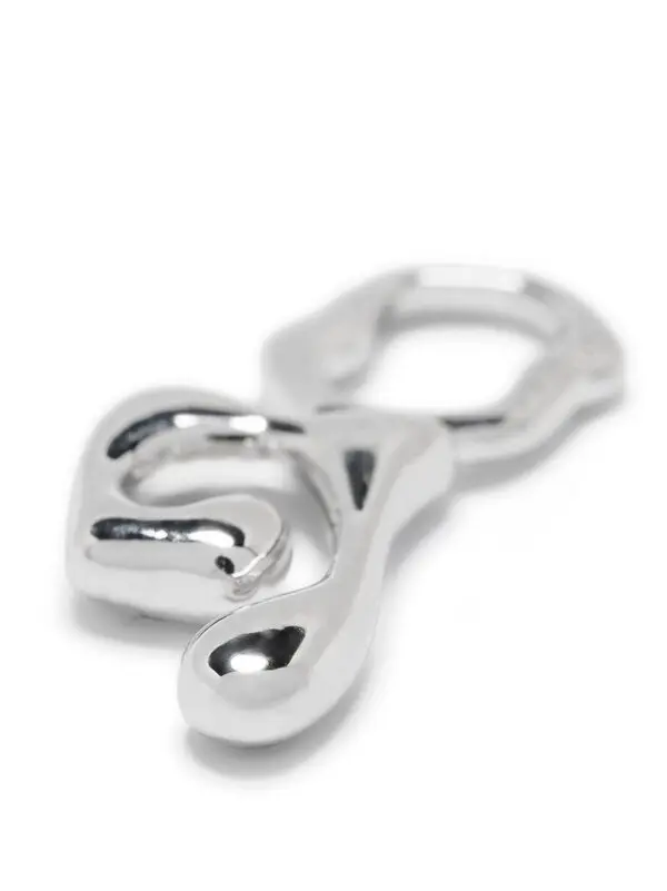 MARIA BLACK Fluent Letter P Charm - Silver