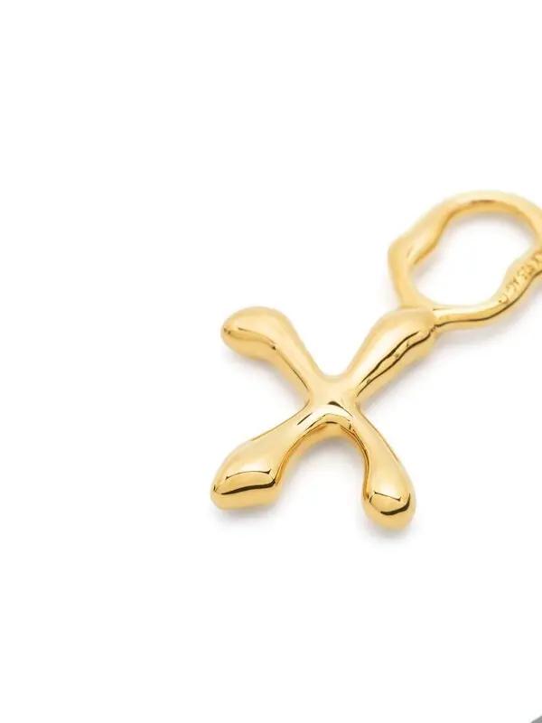 MARIA BLACK Fluent Letter X Charm - Gold