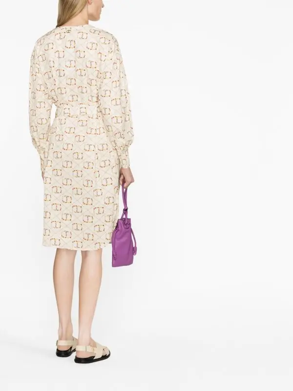 TWINSET Logo-print Cotton Shirtdress