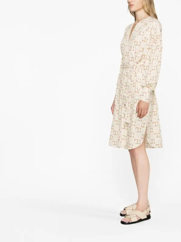 TWINSET Logo-print Cotton Shirtdress