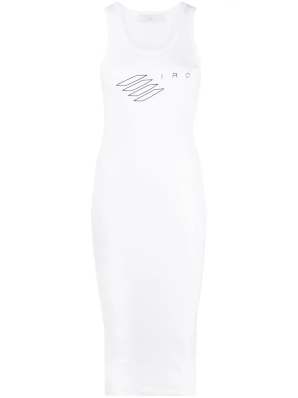 IRO PARIS Logo-print Fitted Dress