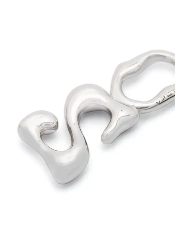 MARIA BLACK Fluent Letter Z Charm - Silver